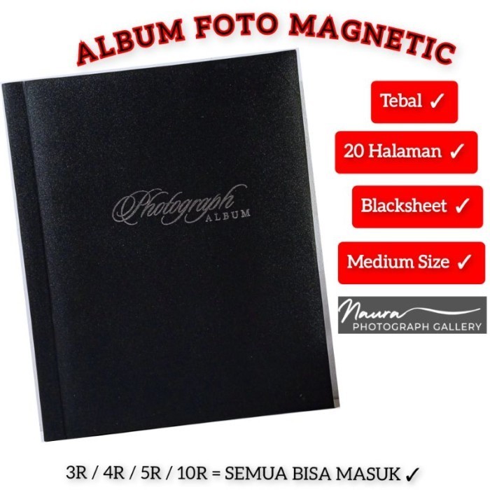 Jual Helios 100 % New [Promo] Buku Album Foto Perekat Magnetik 3R/4R/5R/6R/8R/10R | Shopee Indonesia