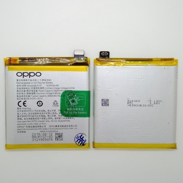 Jual Baterai Oppo Reno 2F BLP737 Original Copotan Oppo Reno 2F Kualitas ...