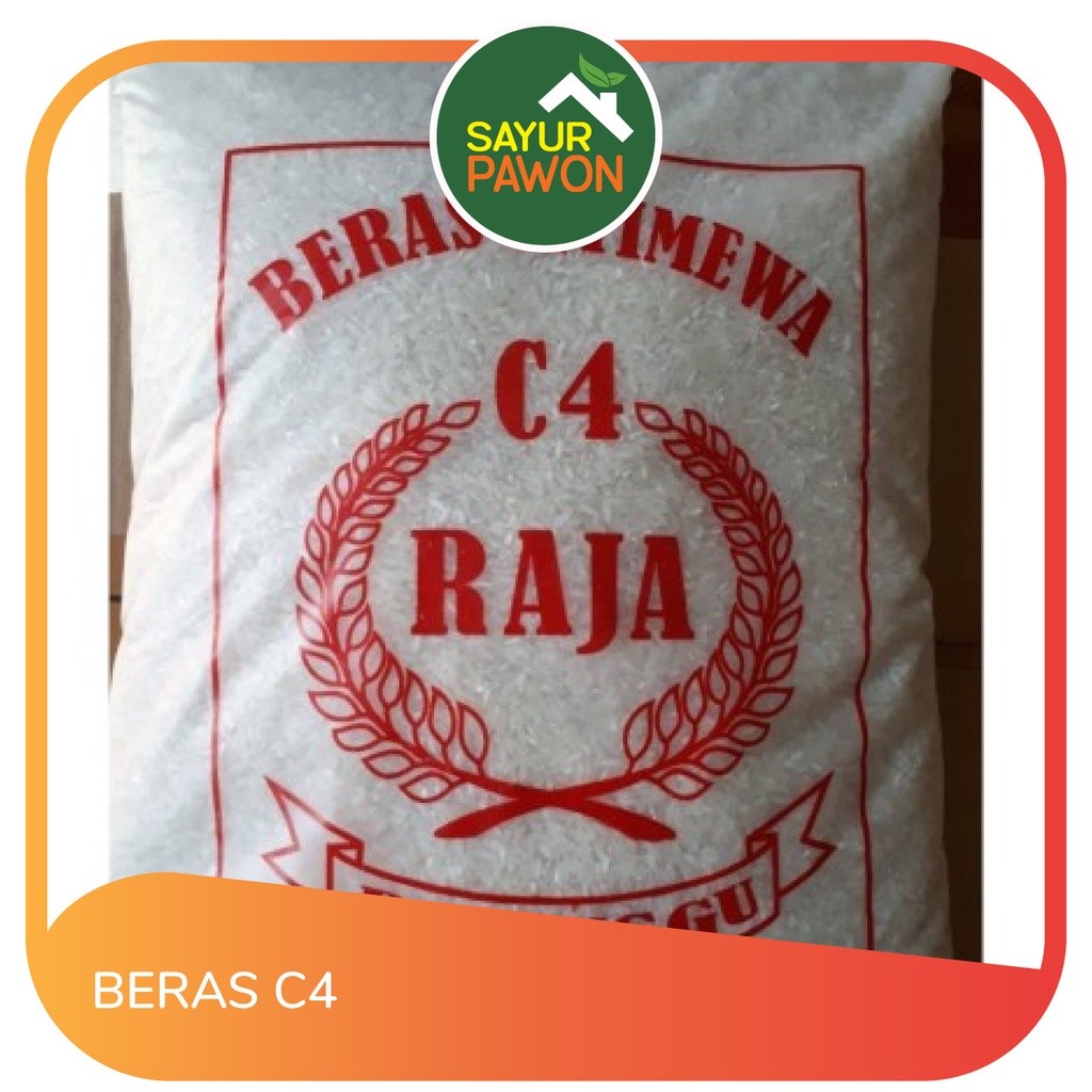 Jual Beras C4 Kemasan 5 Kg - Sayur Pawon Jogja | Shopee Indonesia