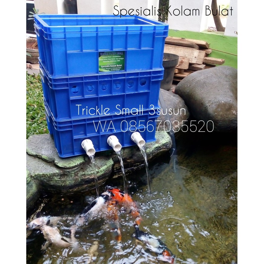 Jual Trickle Filter Kolam Ikan 3Susun Small | Shopee Indonesia