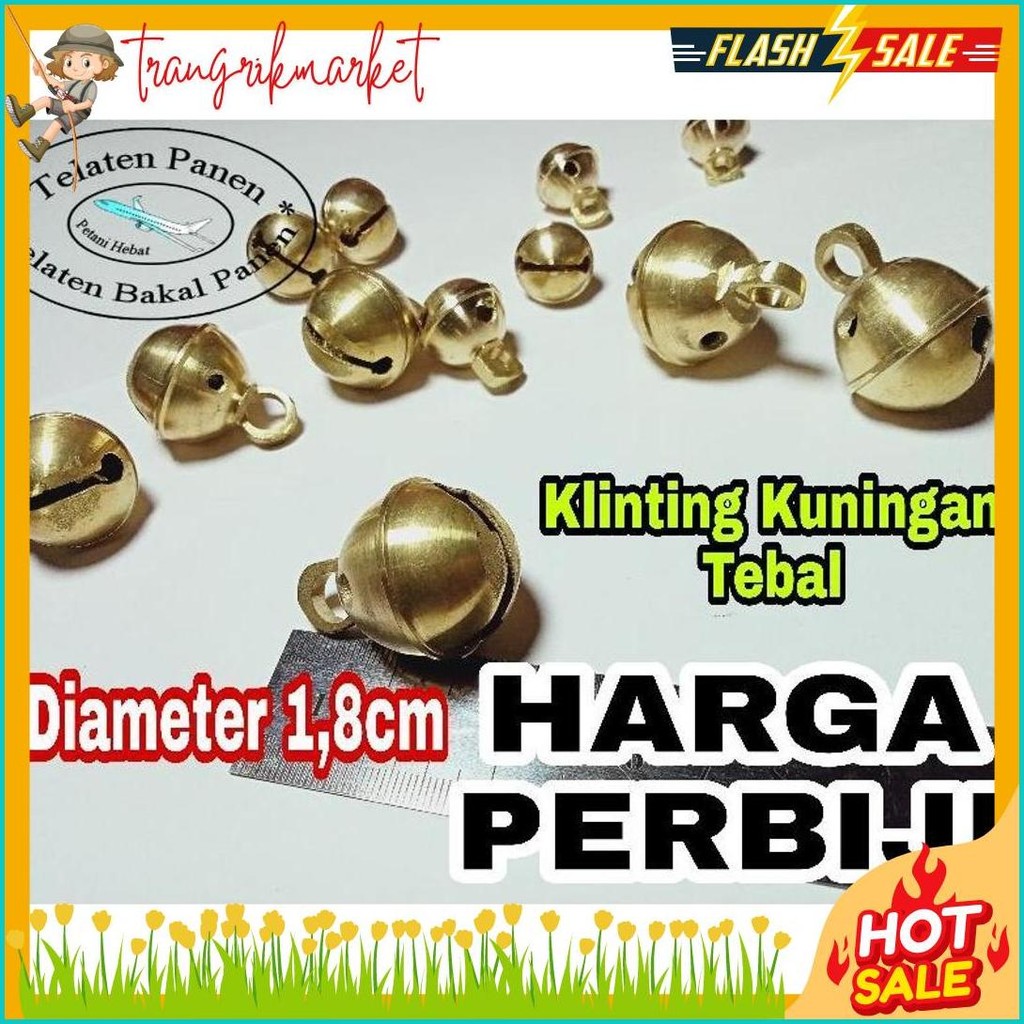 Jual Klinting Kucing Kuningan/Lonceng Mini (Murmer) | Shopee Indonesia