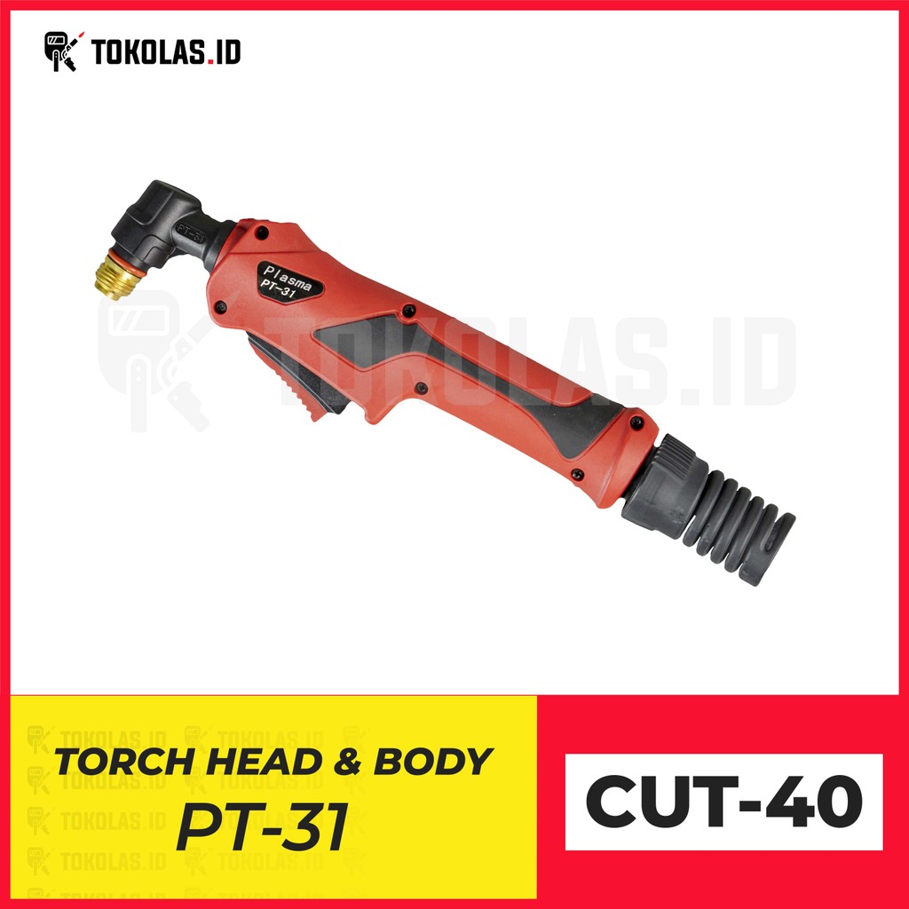 Jual Plasma Cutting Torch Head Cut40 PT31 Torch Body Kepala PT 31 CUT ...