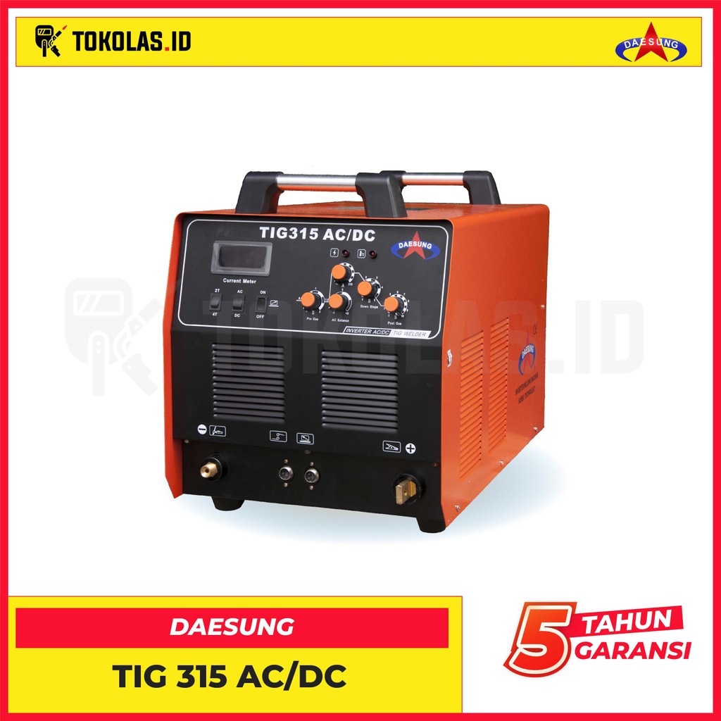 Jual Mesin Travo Trafo Las Argon Inverter Welding Daesung TIG 315 AC DC ...