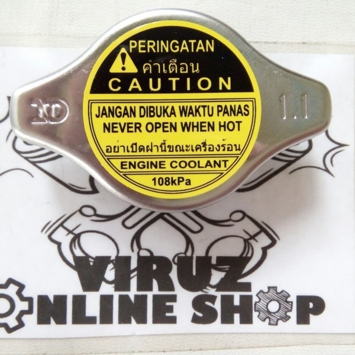 Jual {{{{{{] TUTUP RADIATOR CAP 1.1 BAR KEPALA KECIL TOYOTA IST LIMO ...