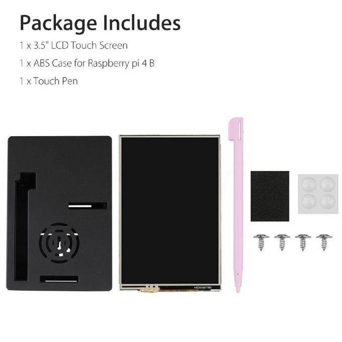 Jual New!! Lcd Touchscreen 3.5 Inch + Casing Raspberry Pi 4 Layar ...