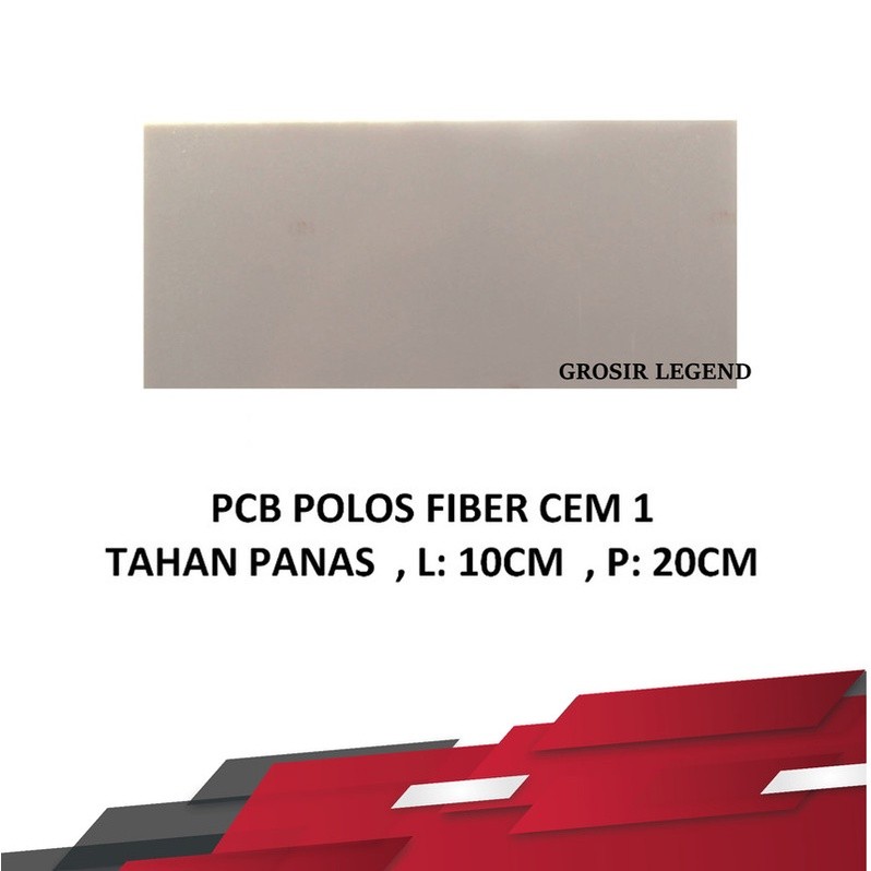 Jual Papan PCB polos fiber 20x10 cm satu sisi single board | Shopee ...