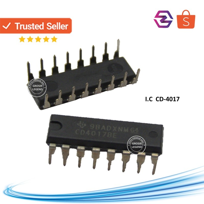 Jual IC Ic ic CD4017 CD 4017 | Shopee Indonesia