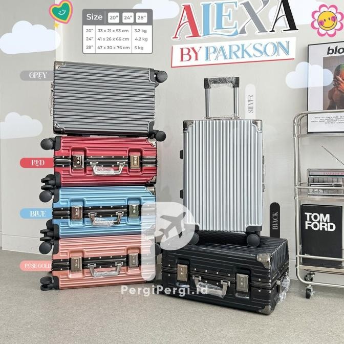 Jual KOPER JUMBO KOPER BIG SIZE 28INCH KOPER BAGASI ALUMUNIUM FRAME TSA ...