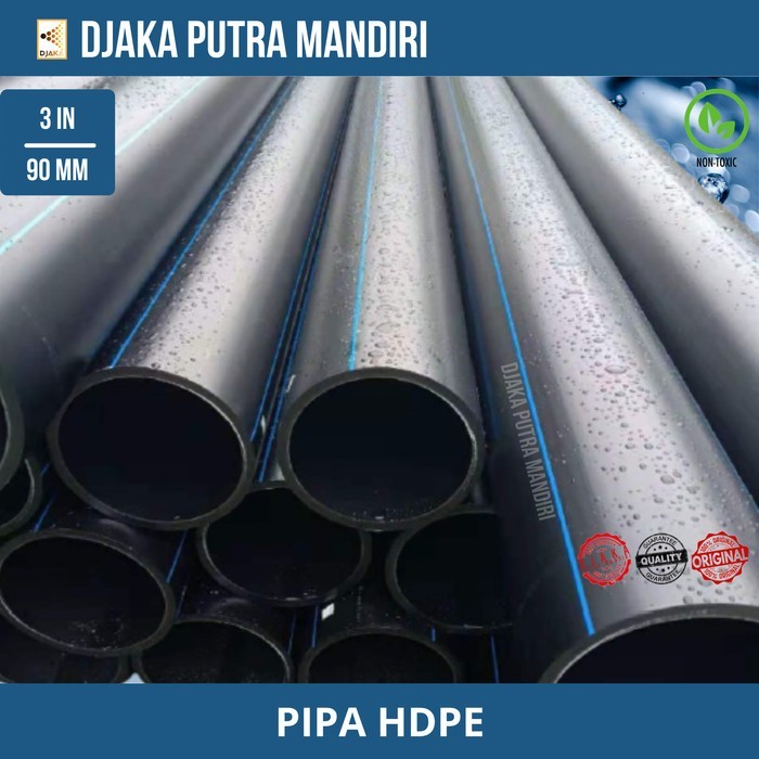 Jual monggo] PIPA HDPE HITAM 3 INCHI PANJANG 6 METER | Shopee Indonesia