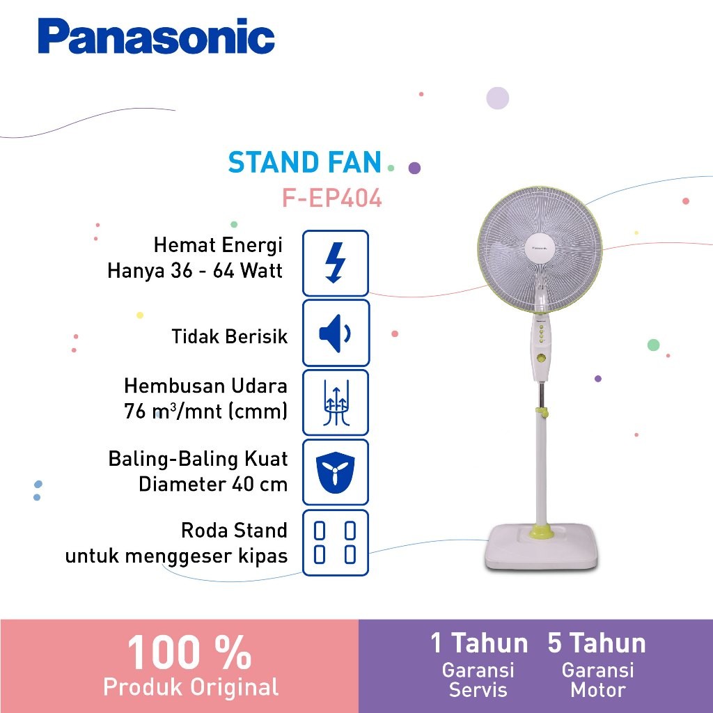 Jual Panasonic F-EP404 - Kipas Angin Berdiri / Stand Fan | Shopee Indonesia