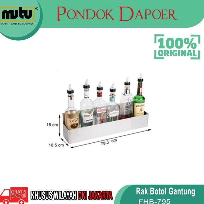 Jual Rak Tempat Botol Cafe | Rak Bumbu Dinding Dapur Food Hanging -Fhb ...