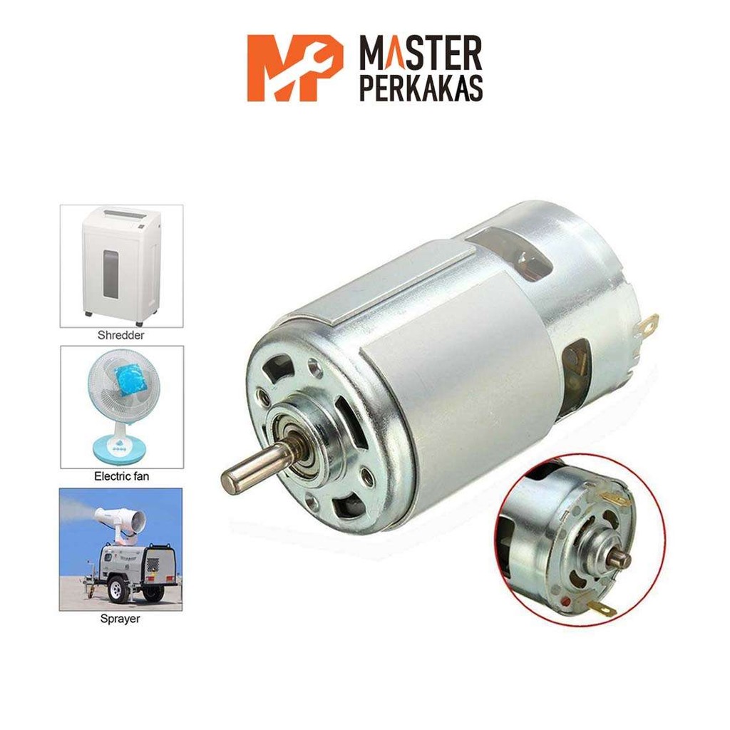 Jual Dinamo Motor DC 775 795 895 12V MP / Listrik High Torsi Speed Mesin Power Tools DIY ...