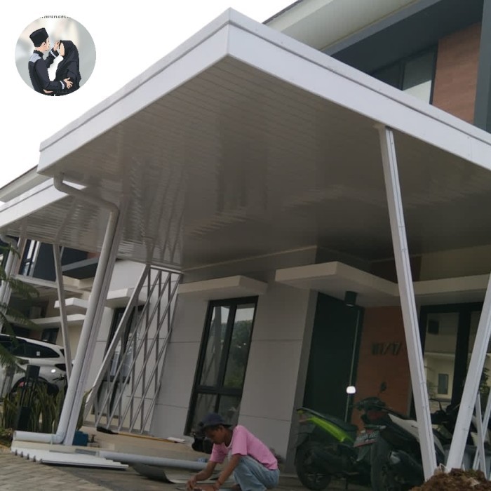 Jual Teras kanopi + plafon Pvc Modern/minimalis | Shopee Indonesia