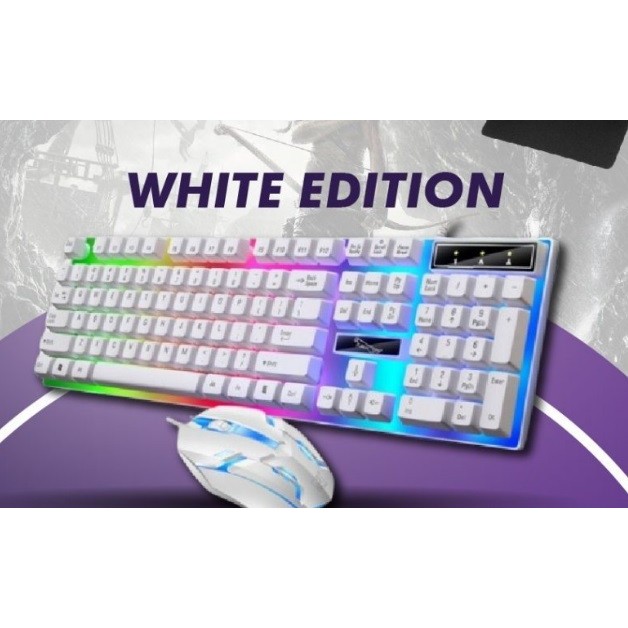 Jual Keyboard Mouse Black Panther Rgb | Shopee Indonesia