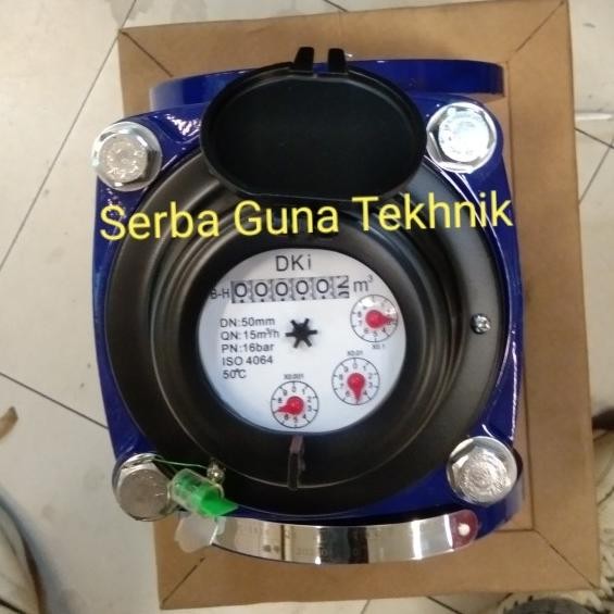 Jual Meteran Air 2" Inch Dn 50 Dki Pn 16 Flow Water Meter Flowmeter 16 ...
