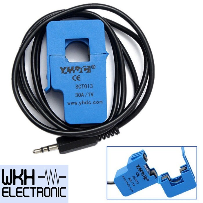 Jual (WKH) SCT-013-030 30A CURRENT SENSOR ARUS CT NON INVASIVE ...