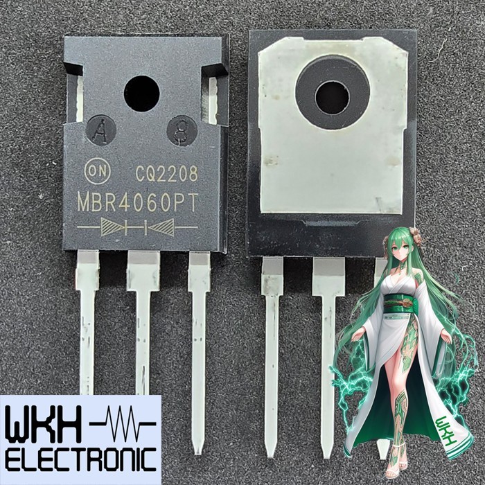 Jual (WKH) MBR4060PT MBR 4060PT 40A SCHOTTKY BARRIER RECTIFIERS DIODE ...