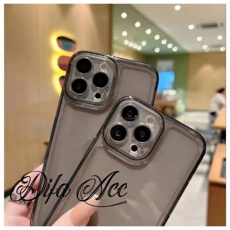 Jual SAMSUNG M21 case hitam bening clear black Silikon Soft Case TPU ...