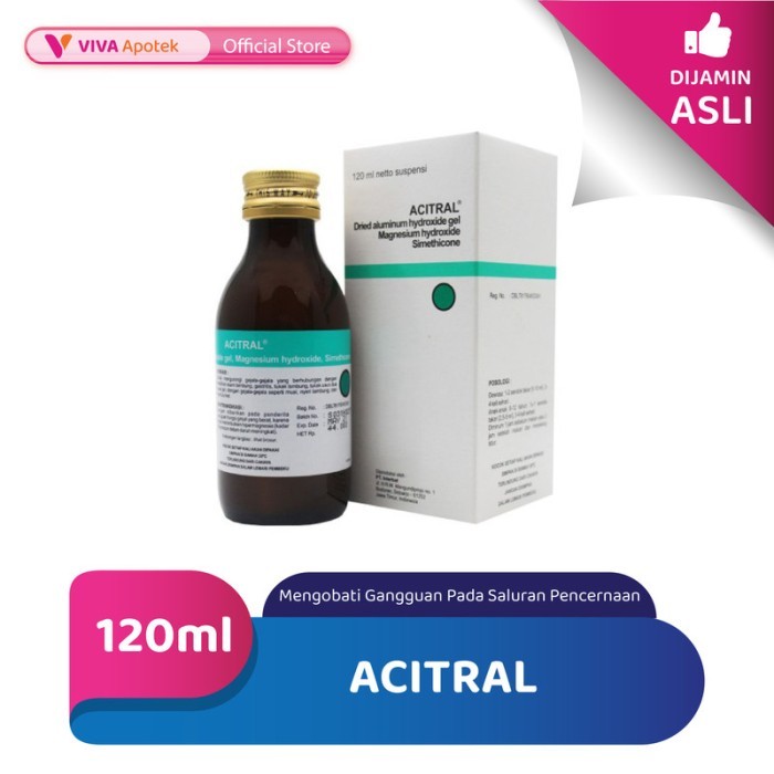 Jual Acitral Sirup Mengatasi Maag & Asam Lambung (120 ml) | Shopee ...