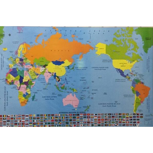 Jual Peta Dunia Worldmap Peta Dinding | Shopee Indonesia
