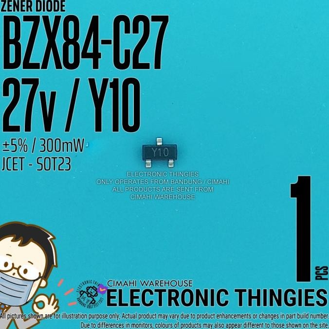 Jual Terbaru (8) BZX84-C27 SOT23 JCET ZENER Y10 27V 5% DIODE DIODA SMD ...