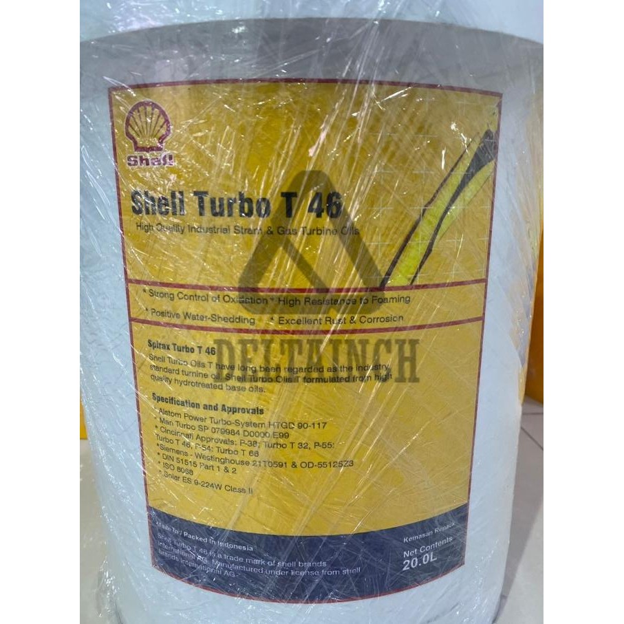 Jual Oli !! Oli Shell Turbo T 46 - (Oli Turbin Pail 20Lt) | Shopee ...