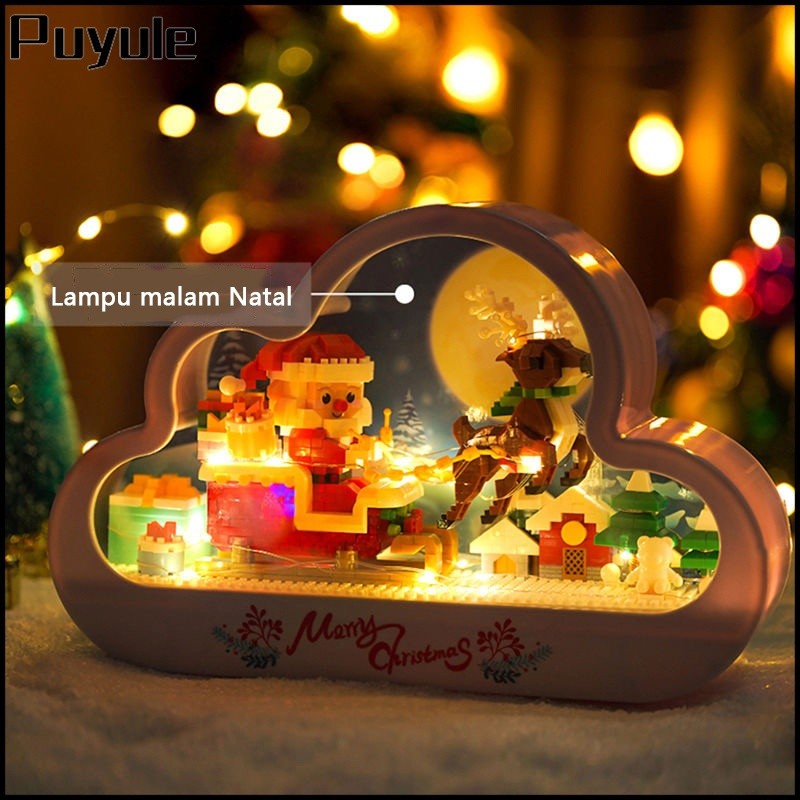Jual Puyule Mainan Balok Susun Puzzle 3D Nano Building Block DIY ...
