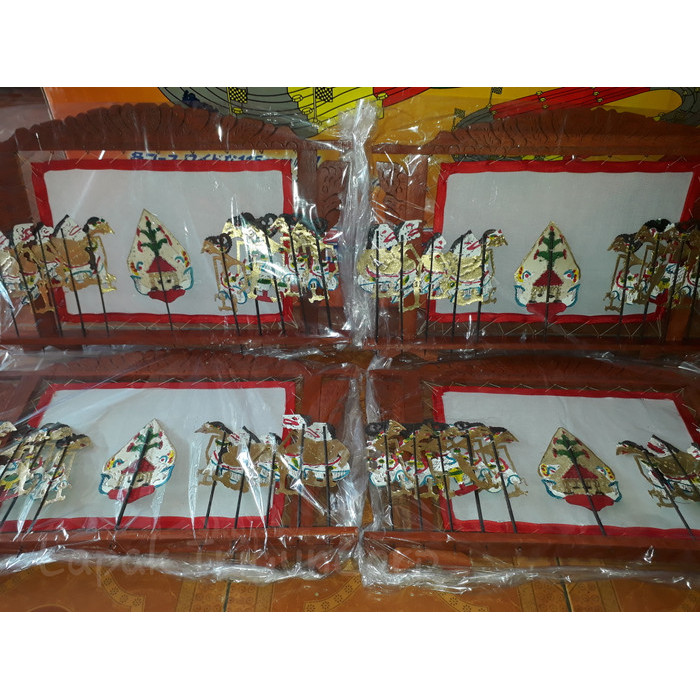 Jual ~^~^~^] SET WAYANG KULIT MINI - GUNUNGAN - LENGKAP PANGGUNG KELIR ...