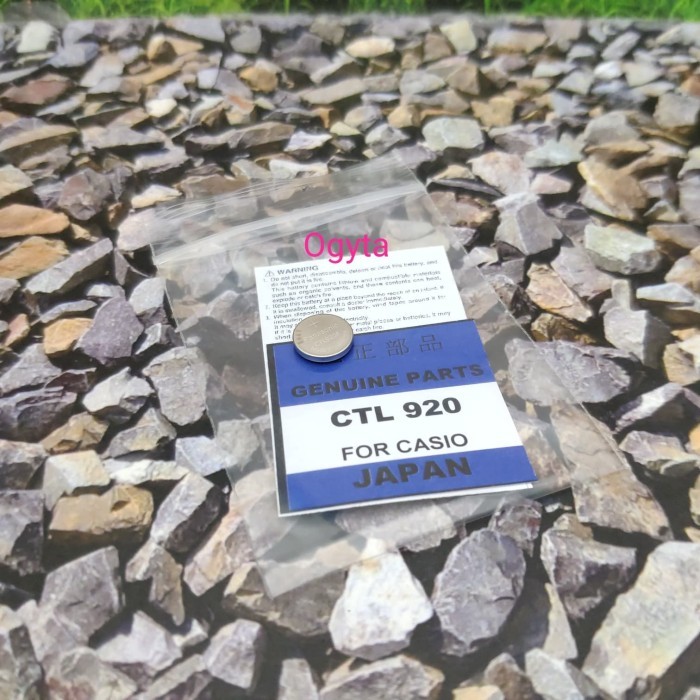 Jual new!!! Baterai Casio TOUGH SOLAR Jam Tangan Gshock Protrek CTL 920 ...