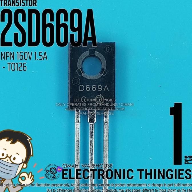 Jual Baru (8) 2SD669A TO126 TRANSISTOR NPN 2SD669 D669 thingie43 Ayo ...