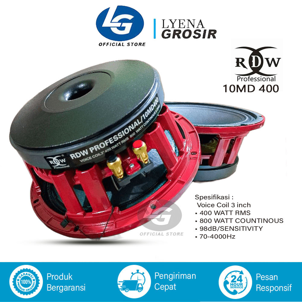 Jual SPEAKER RDW 10MD 400 10 INCH MIDRANGE VC 3 INCH ORIGINAL | Shopee ...