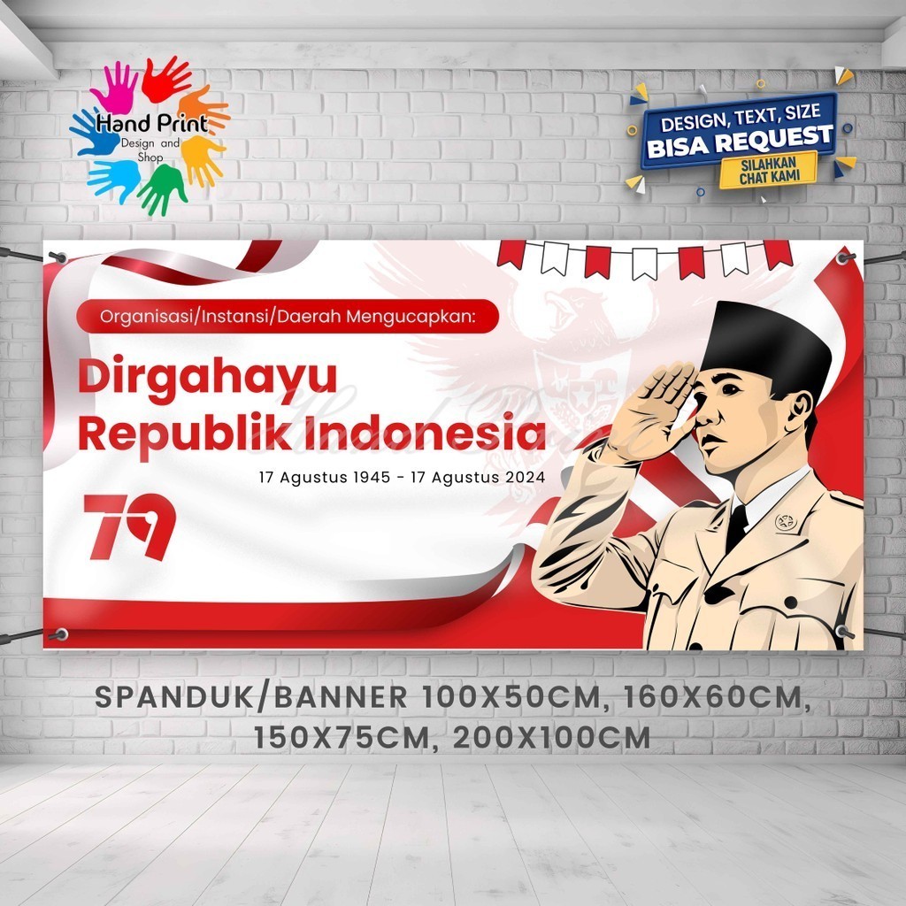 Jual Cetak Spanduk Banner 17 Agustus Hari Kemerdekaan Indonesia ...