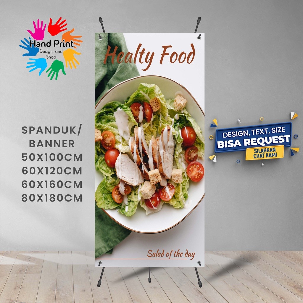 Jual SPANDUK BANNER Steak House Sapi Hitam Elegan B2 60x160 CM Outdoor ...