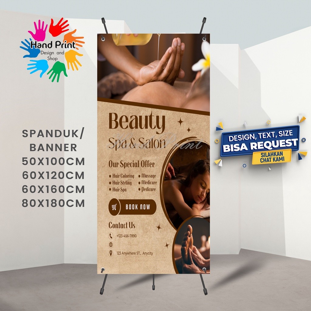 Jual Spanduk Banner MMT Paket Promo Spa Massage Pijat Lulur Perawatan ...