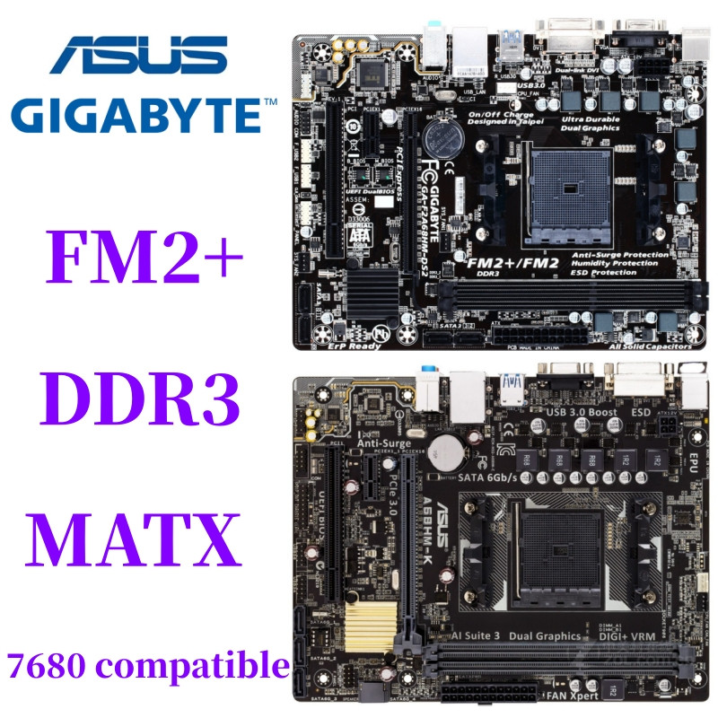 Jual ASUS/GIGABYTE Digunakan A68HM-K F2A68HM-S1 F2A68HM-DS2 A68 ...