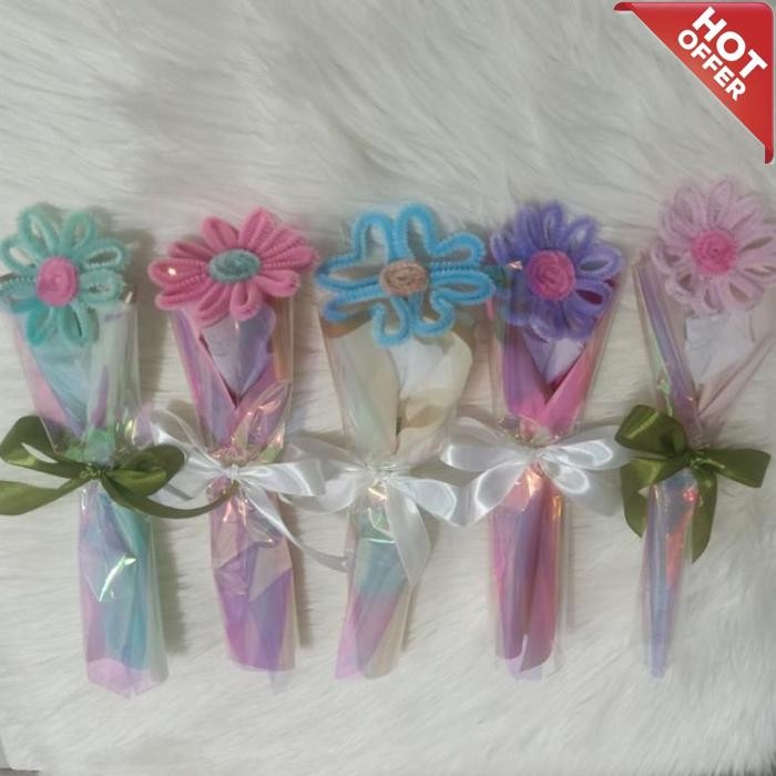 Jual Original Mini Buket Pipe Cleaner Buket Kawat Bulu/Ulang Tahun ...