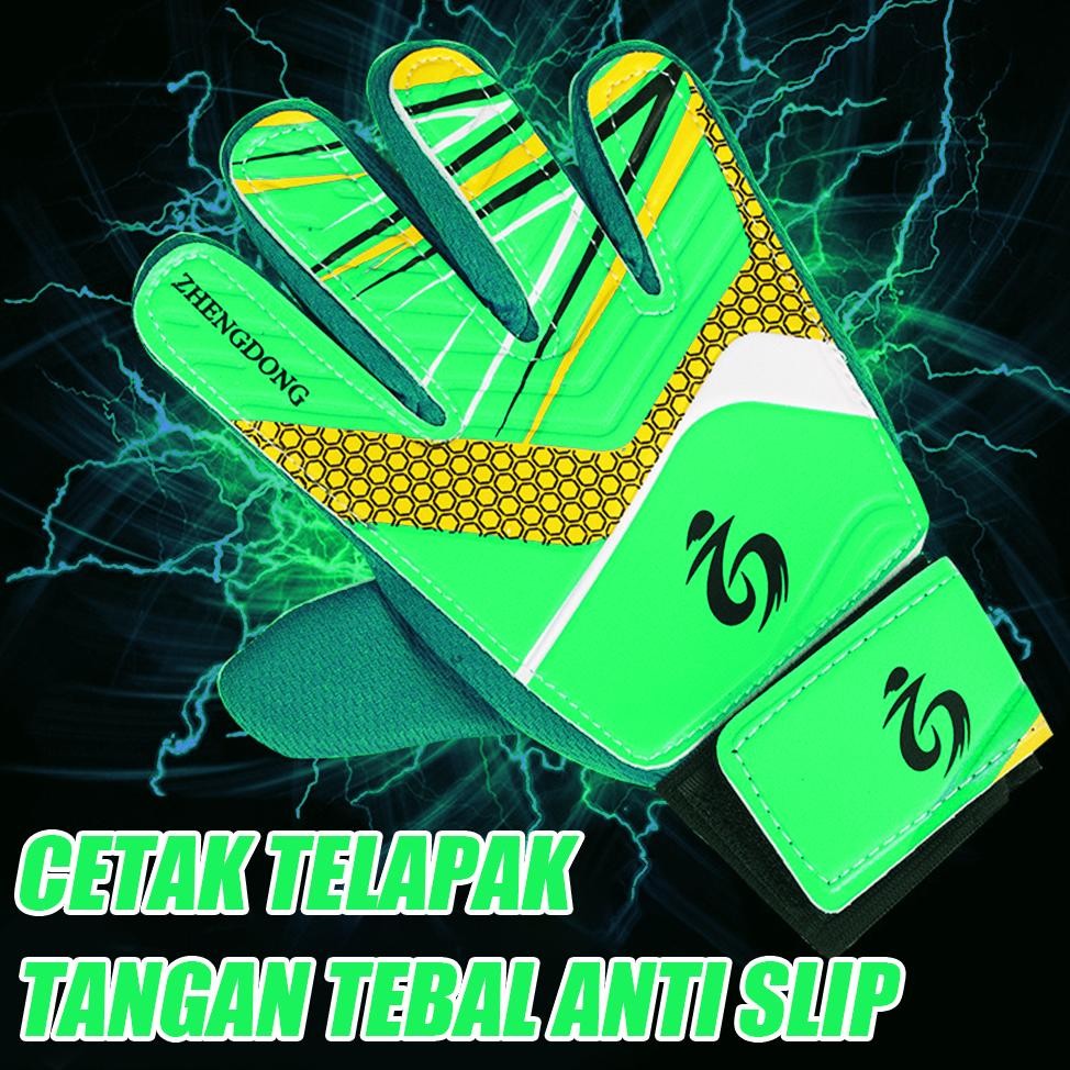 Jual bas-12 Sarung Tangan Kiper Anak / Goal Keeper Sepak Bola / Sarung ...
