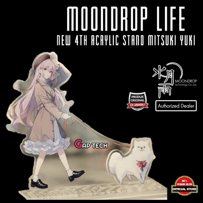 Jual MOONDROP Life 4th Acrylic Stand Mitsuki Yuki for Earphones / iem | Shopee Indonesia