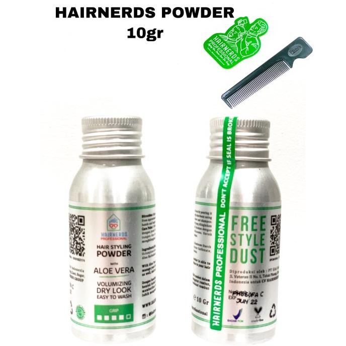 Jual HAIRNERDS PROFESSIONAL FREESTYLE DUST HAIR POWDER BUKAN POMADE ...
