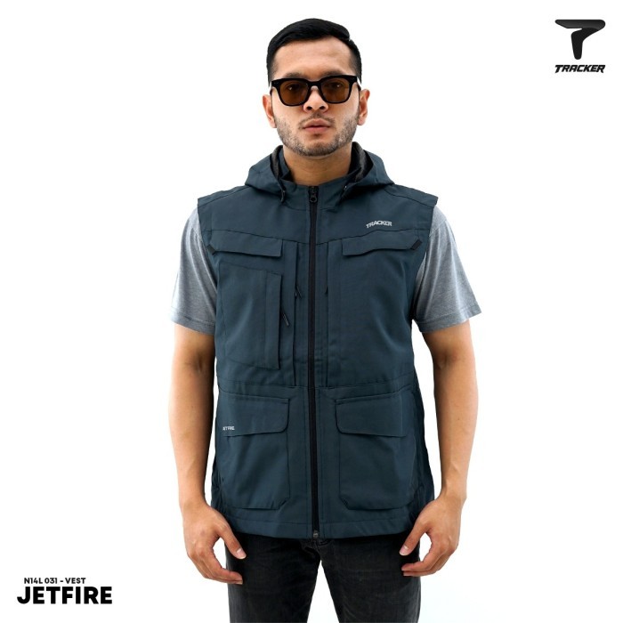 Jual Rompi Motor Pria Tracker Series Jet Fire | Shopee Indonesia