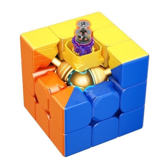 Jual RUBIK 3X3 MOYU SUPER RS3M 2022 STICKERLESS MAGNETIC SUPER BALL ...