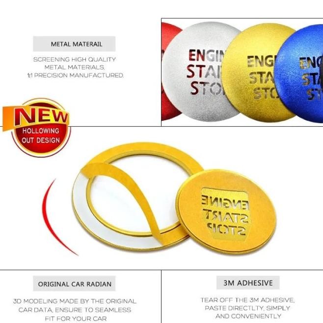 Jual TOMBOL COVER START STOP ENGINE PUSH BUTTON TOYOTA INNOVA ZENIX ...