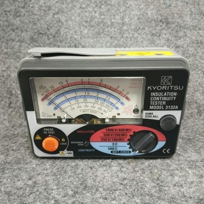 Jual KYORITSU 3132A ANALOG INSULATION TESTER MEGGER ORIGINAL DAN ...