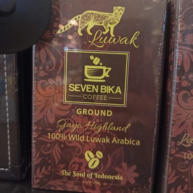 Jual Seven Bika Coffee Gayo Highland 100% Wild Luwak Arabica 100Gr ...