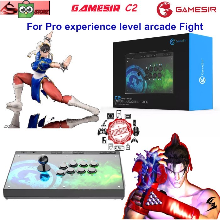 Jual Gamesir C2 Arcade Fightstick For Ps4,Xbox One,Nintendo Pc ...