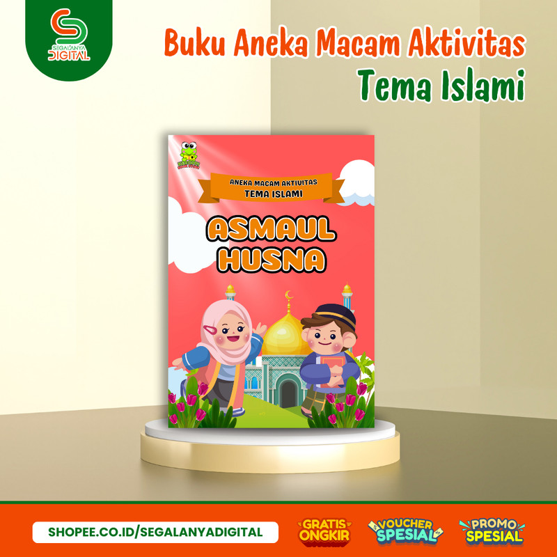 Jual (WB.02) Worksheet Aneka Macam Aktivitas Tema Islami - Asmaul Husna ...