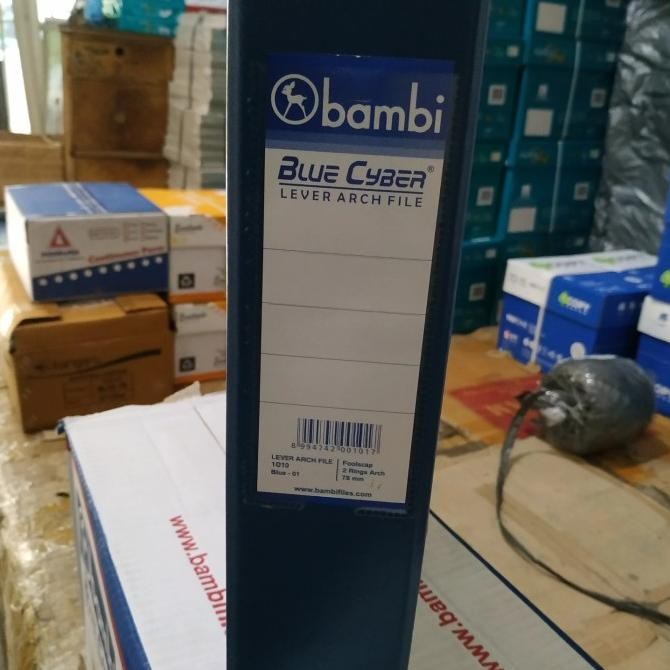 Jual Baru | Odner Pvc Lever Arch File 1010 Bambi F4 Folio Isi 12 Pcs ...