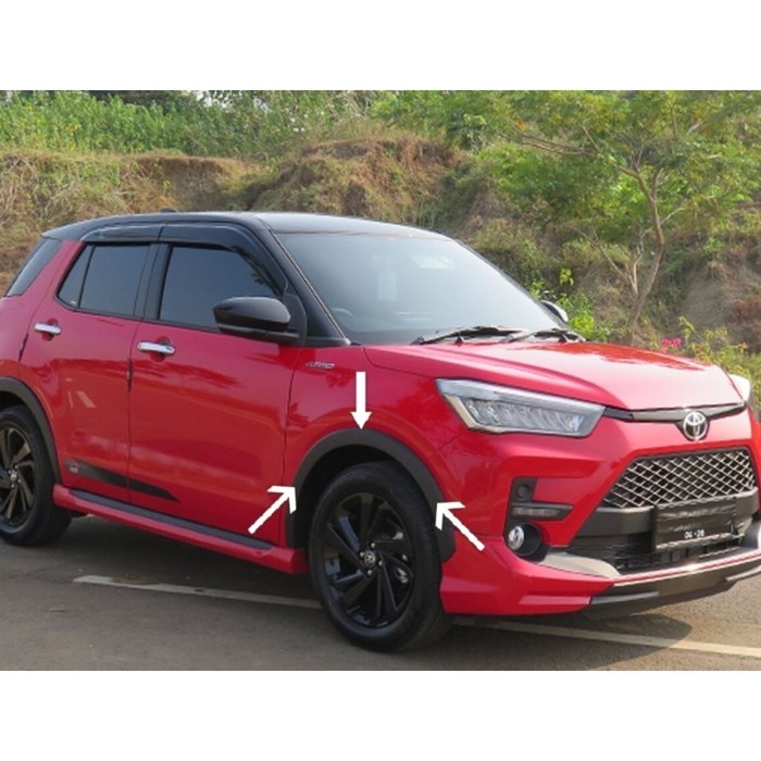 Jual Bodykit Body Kit / Over Fender Toyota Raize Rocky Original ...