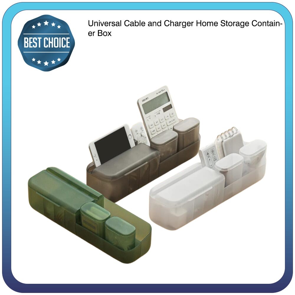 Jual Arte Universal Cable and Charger Home Storage Container Box Tempat ...