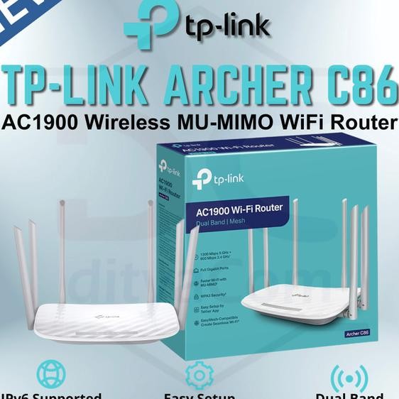 Jual Tp-Link Archer C86 Ac1900 Wireless Mu-Mo Wi-Fi Router | Shopee ...